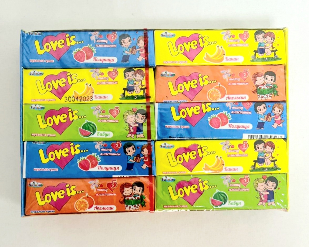 Купить купить жевательную резинку love is оптом